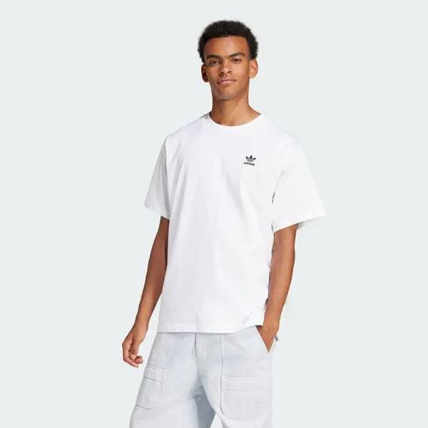 Adidas Trefoil Essentials Oversized Tee - White