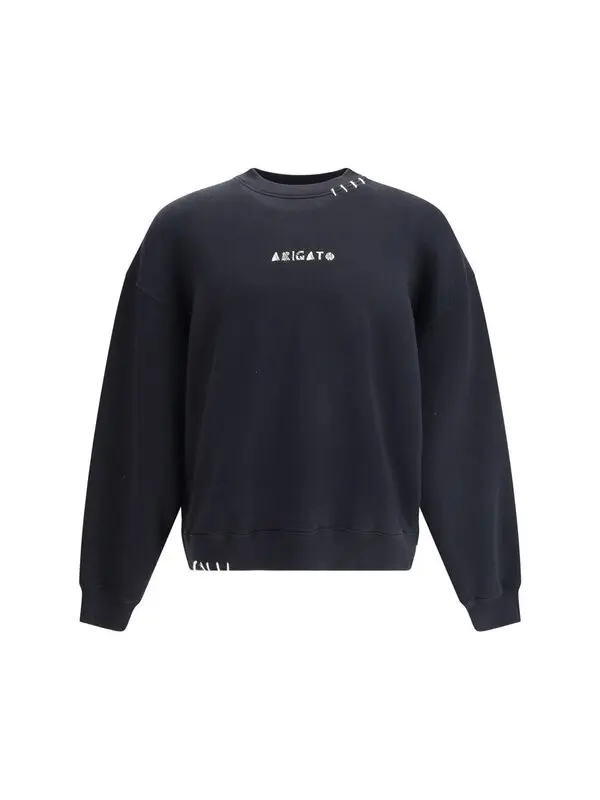 Axel Arigato Cotton Loops Sweatshirt - Black