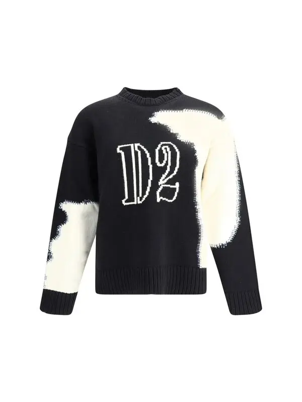 Dsquared2 Wool Sweater - Black