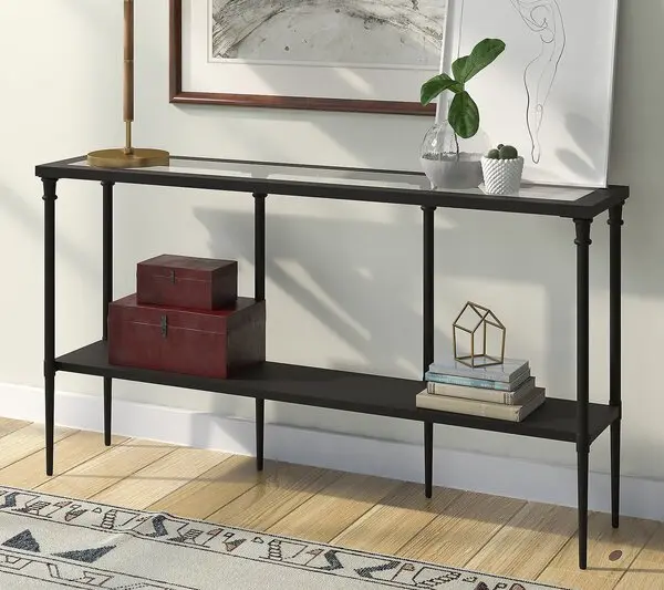 HUDSON&CANAL Dafna 55' Wide Rectangular Console Table