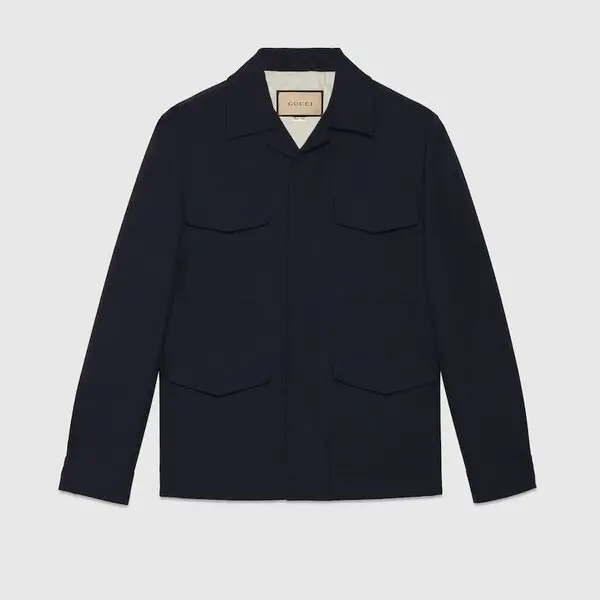 Gucci Wool Twill Jacket