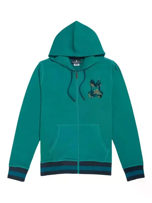 Psycho Bunny Howgate Zip-up Hoodie - Green