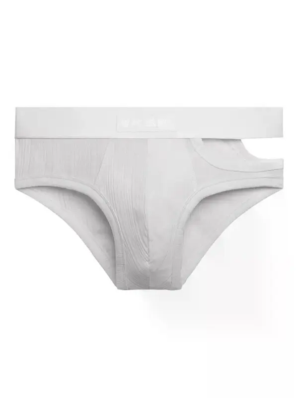 LGN LOUIS GABRIEL NOUCHI Ribbed Briefs - White