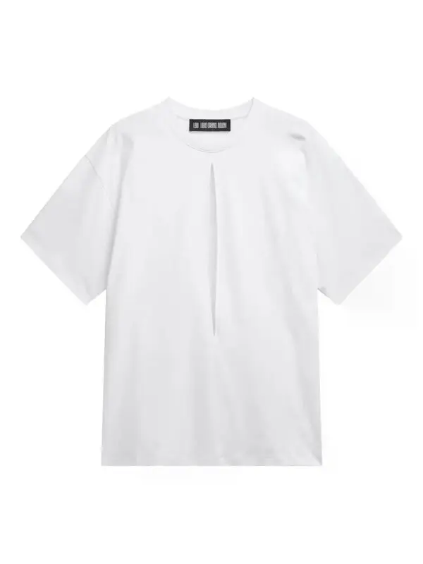 LGN LOUIS GABRIEL NOUCHI Asymmetrical Split-detail T-shirt