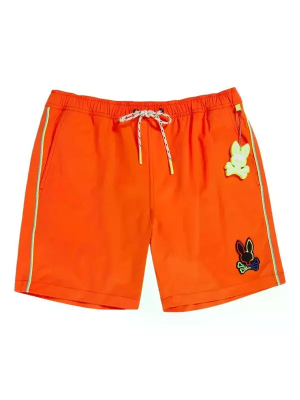 Psycho Bunny Leo Hydrochromic Swim Shorts - Orange