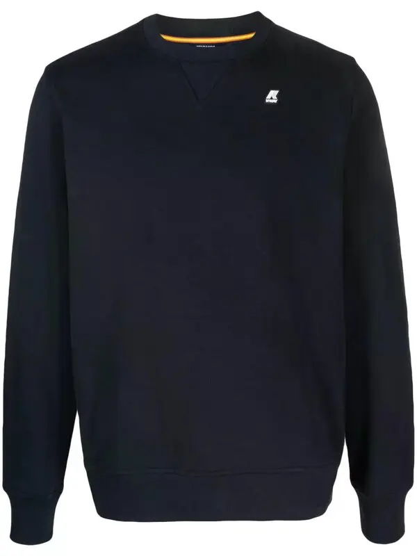 K-WAY Cotton Logo Patch Sweatshirt