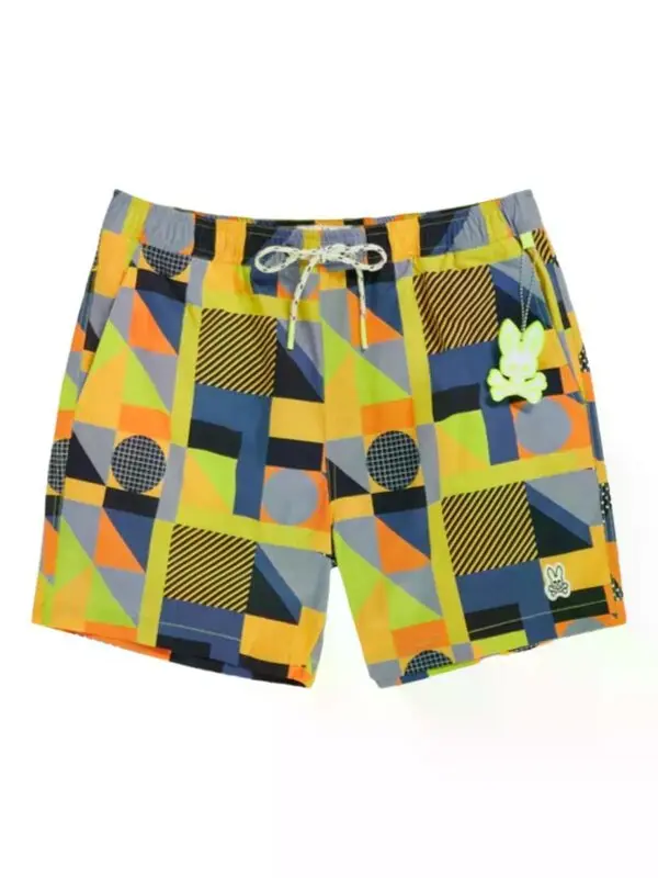 Psycho Bunny Henry Deco Swim Shorts - Blue