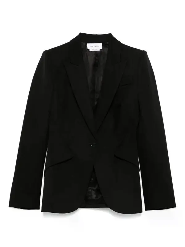 Alexander McQueen Wool Single-breasted Blazer