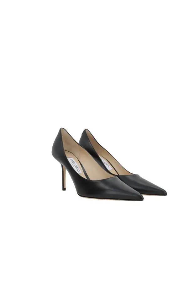 JIMMY CHOO Leather Pumps With Stiletto Heel