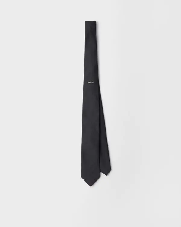 Prada Neck Tie - Smoky Gray