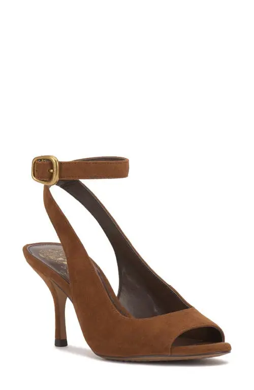 Vince Camuto Pavles Ankle Strap Sandal - Burnt Sugar