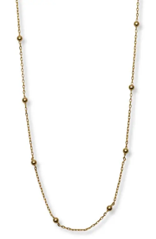 Argento Vivo Ball Station Chain Necklace