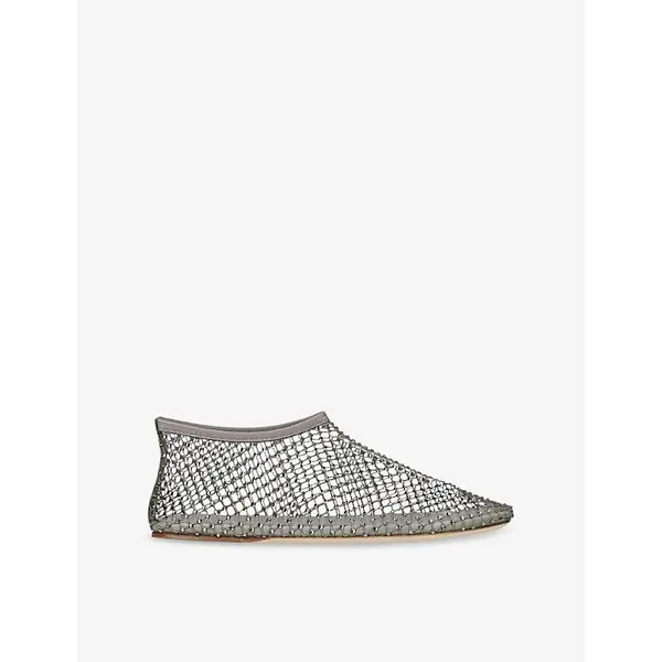 Christopher Esber Minette Mesh Ballet Flats - Taupe