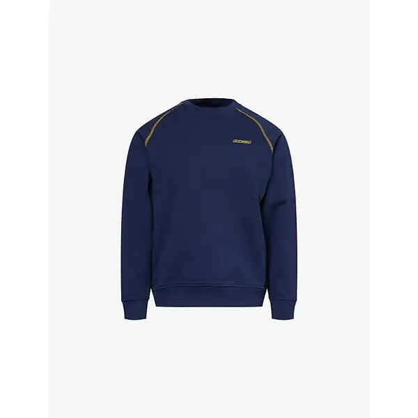 MANORS X Reebok Crewneck Cotton-jersey Sweatshirt - Navy
