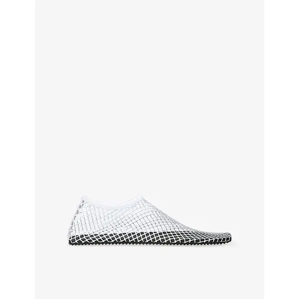 Christopher Esber Mesh Water Ballet Flats - White/comb
