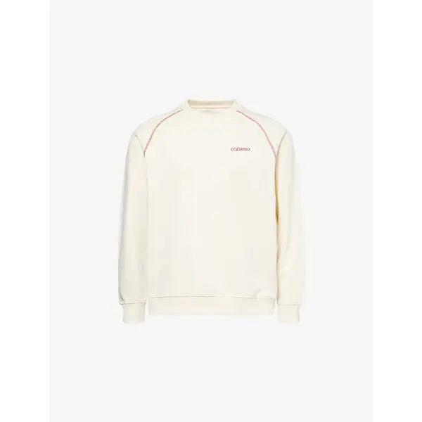 MANORS X Reebok Crewneck Cotton-jersey Sweatshirt - Chalk