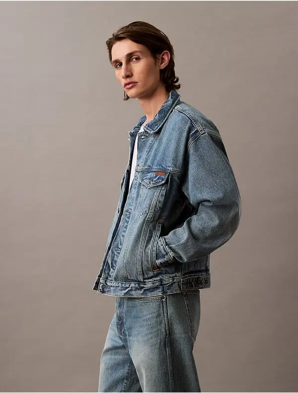 Calvin Klein 90s Denim Trucker Jacket - No06