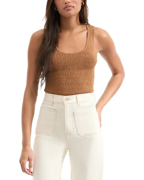 Veronica Beard Sandra Tank Top - Whisky