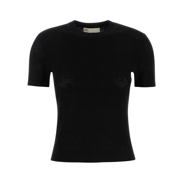 Tory Burch T Monogram Jacquard Sweater - Black