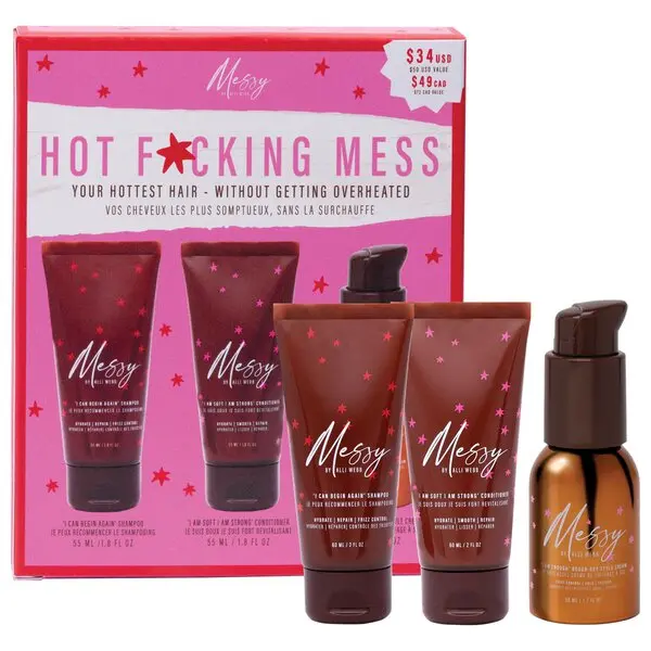 MESSY BY ALLI WEBB Hot F*cking Mess Mini Hair Styling Set