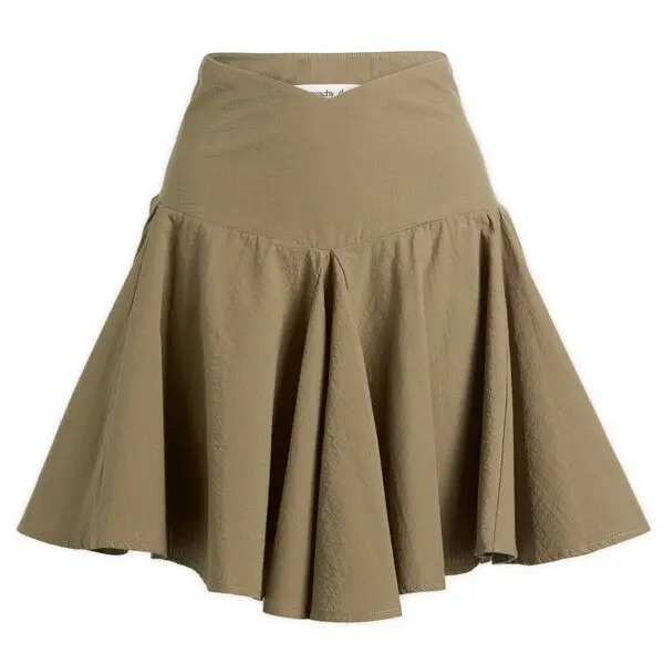 PEACHY DEN Dylan Mini Skirt - Leaf