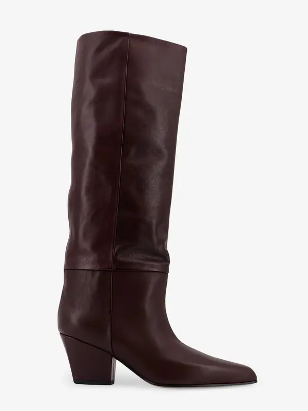 Paris Texas Leather Jane Boot 60 - Brown