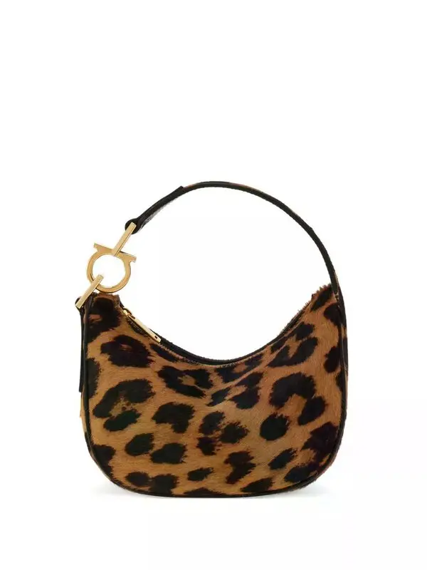 FERRAGAMO Mini Hobo Bag - Brown