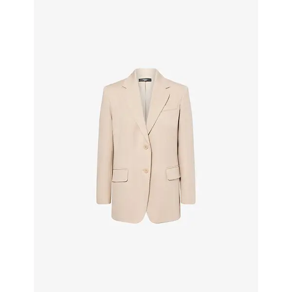 Max Mara Messina Notch-lapels Stretch-woven Blazer