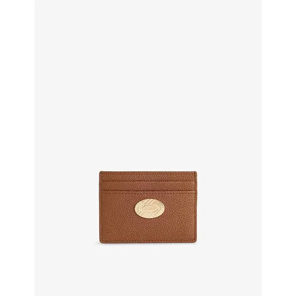 Burberry Cotswolds Leather Card Holder - Hazel