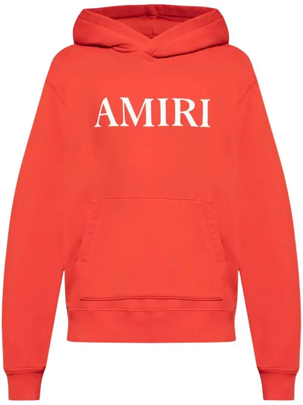 Amiri Logo-print Hoodie - 610 Red