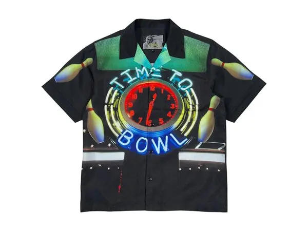PLEASURES Time Bowling Button Up Shirt