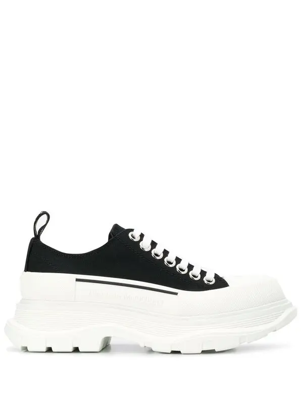 Alexander McQueen Tread Slick Sneakers - Black