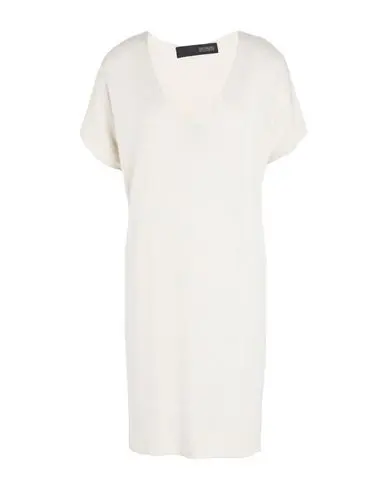 MESSAGERIE Mini Dress Viscose, Linen And Cotton - Beige