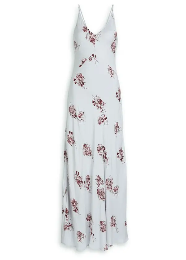 Day Birger Et Mikkelsen Floral-print Crepe Maxi Slip Dress