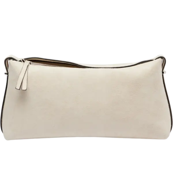 TOTÊME Suede Clutch - Beige