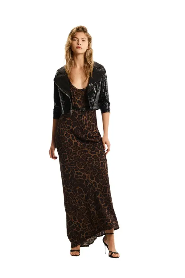 Yigal Azrouël Cropped Patent Leather Jacket