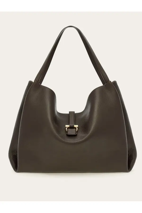 FERRAGAMO Extra Large Tote Bag - Gold