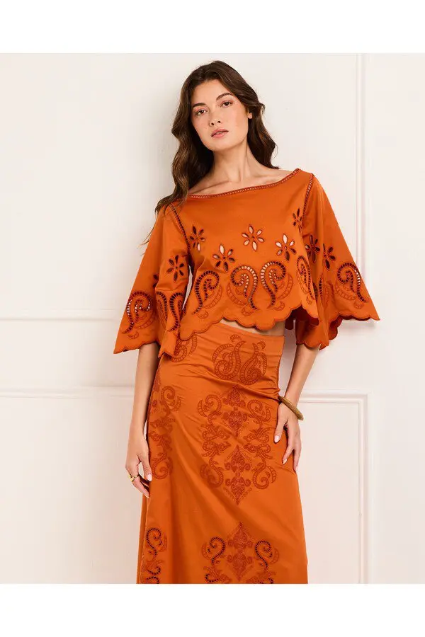 Figue Seline Top - Orange