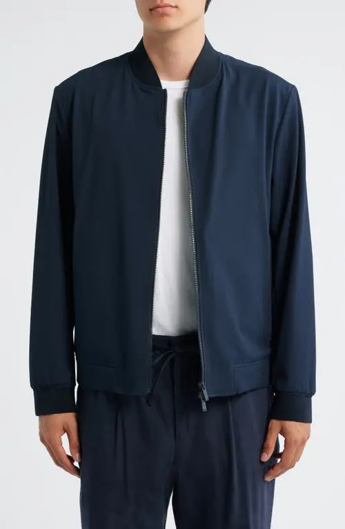 Hugo Boss Hanry Slim Fit Bomber Jacket - Dark Blue
