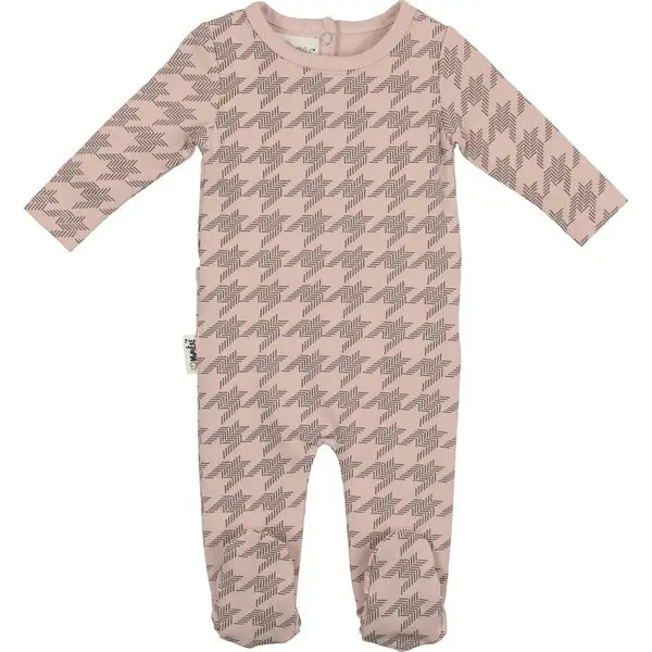 MANIÈRE Houndstooth Cotton Blend Footie