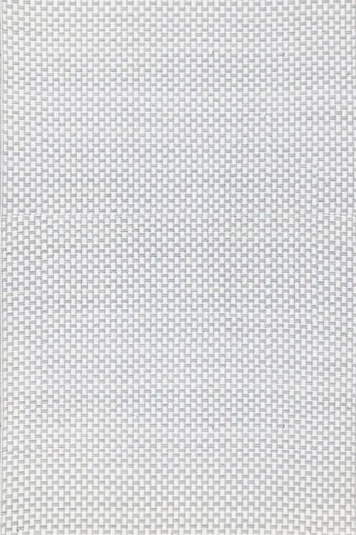 MAD MATS Basket Weave White Stone Rug