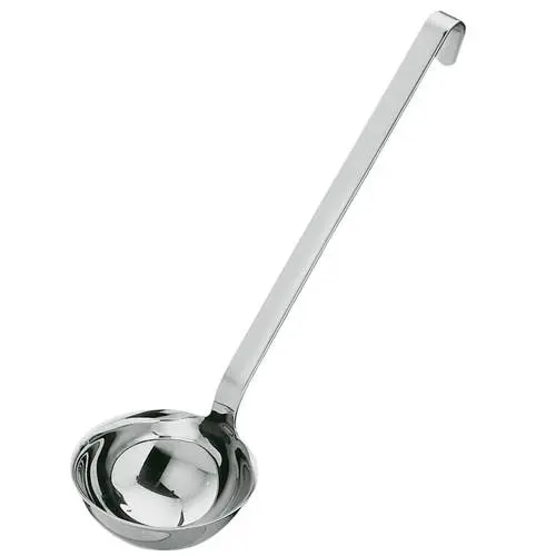 ROSLE Stainless Steel Ladle With Hook Handle And Pouring Rim