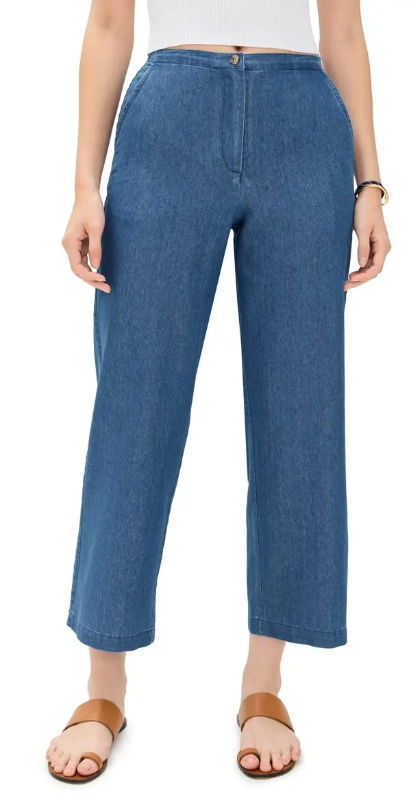 Ciao Lucia Pietro Cropped Denim Pants