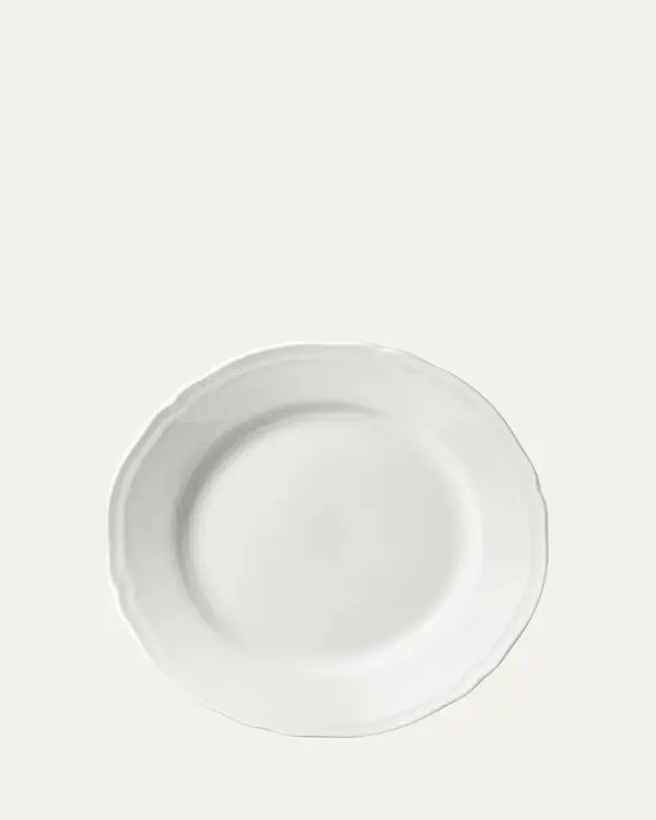 GINORI 1735 Bianco Antico Doccia Flat Bread Plate
