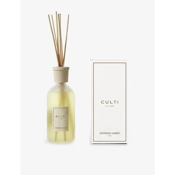 CULTI Supreme Amber Scented Classic Stile Diffuser Set