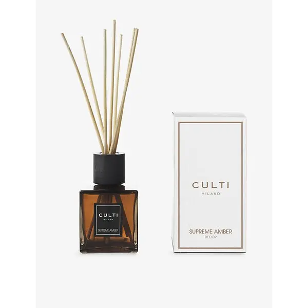 CULTI Supreme Amber Scented Classic Decor Diffuser Set
