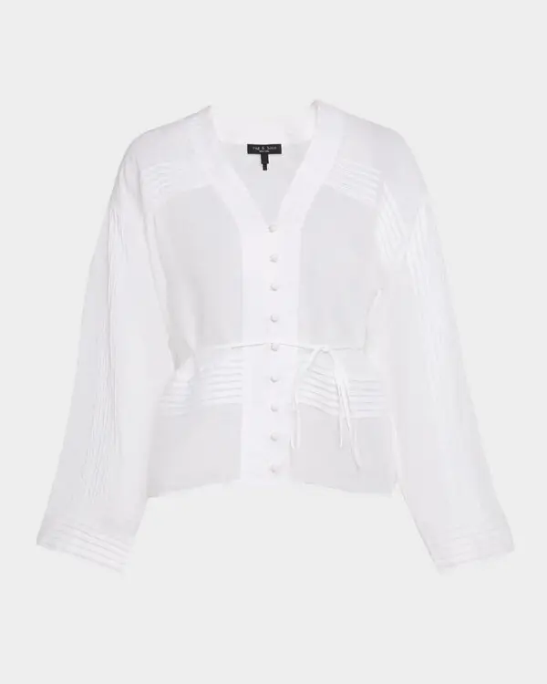 Rag & Bone Viviana Ramie Blouse