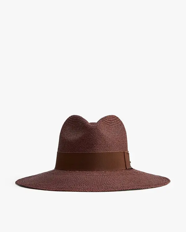 Cuyana Packable Wide Brim Hat - Cocoa