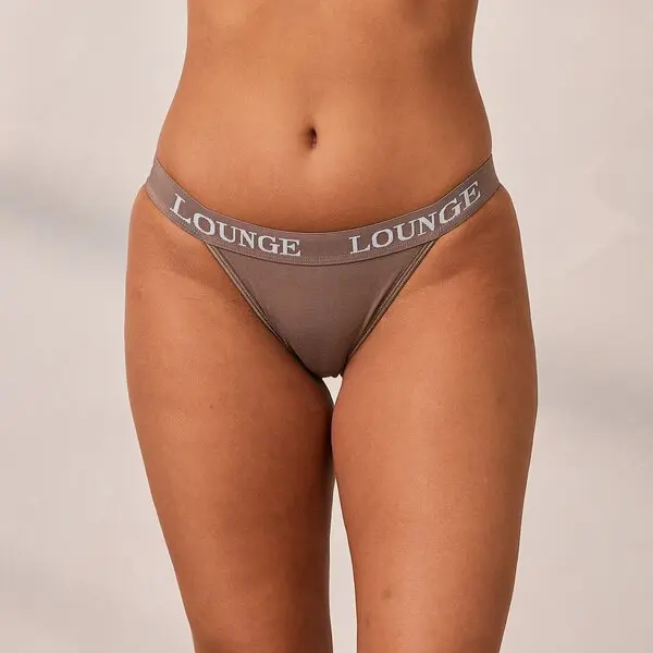 Lounge Bamboo Triangle Briefs - Coffee