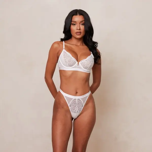 Lounge Royal Balcony Bra - White